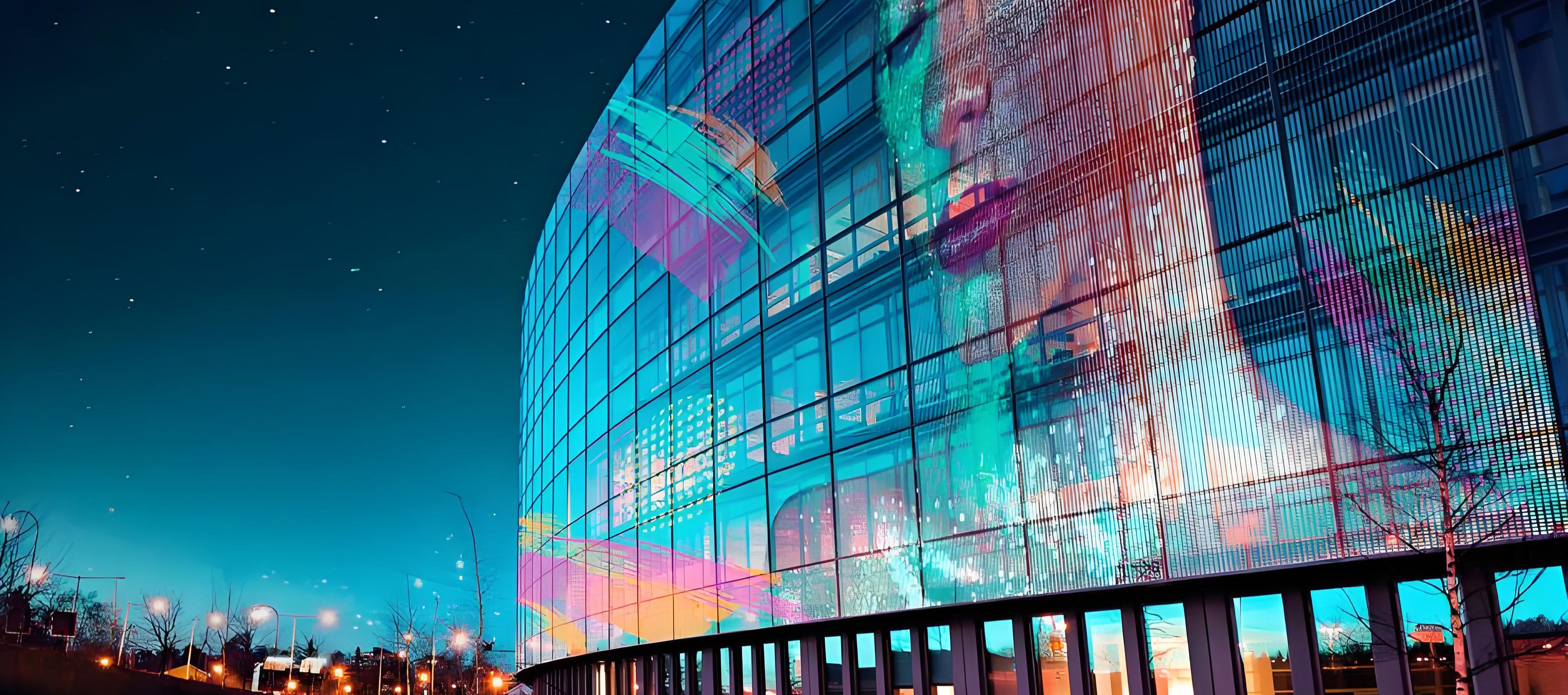 Adhesive Transparent LED Film – 360DigitalSignage