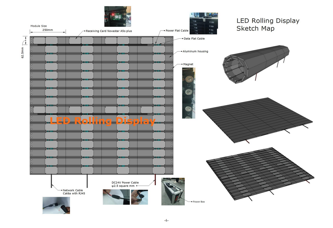 Rolling to Hide LED Display Screen – 360DigitalSignage