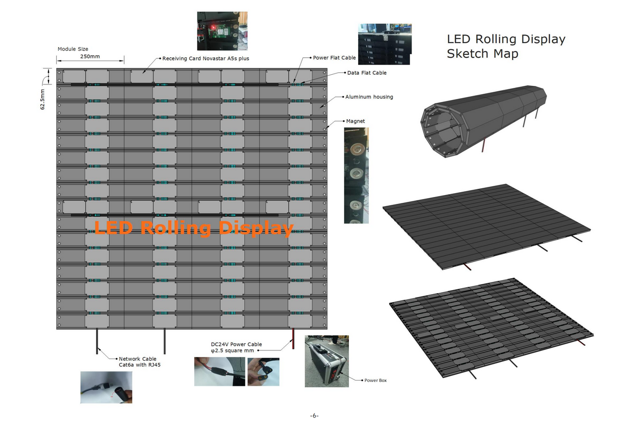 Rolling to Hide LED Display Screen – 360DigitalSignage
