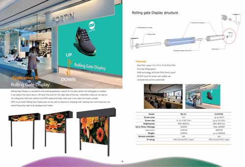 Rolling to Hide LED Display Screen – 360DigitalSignage