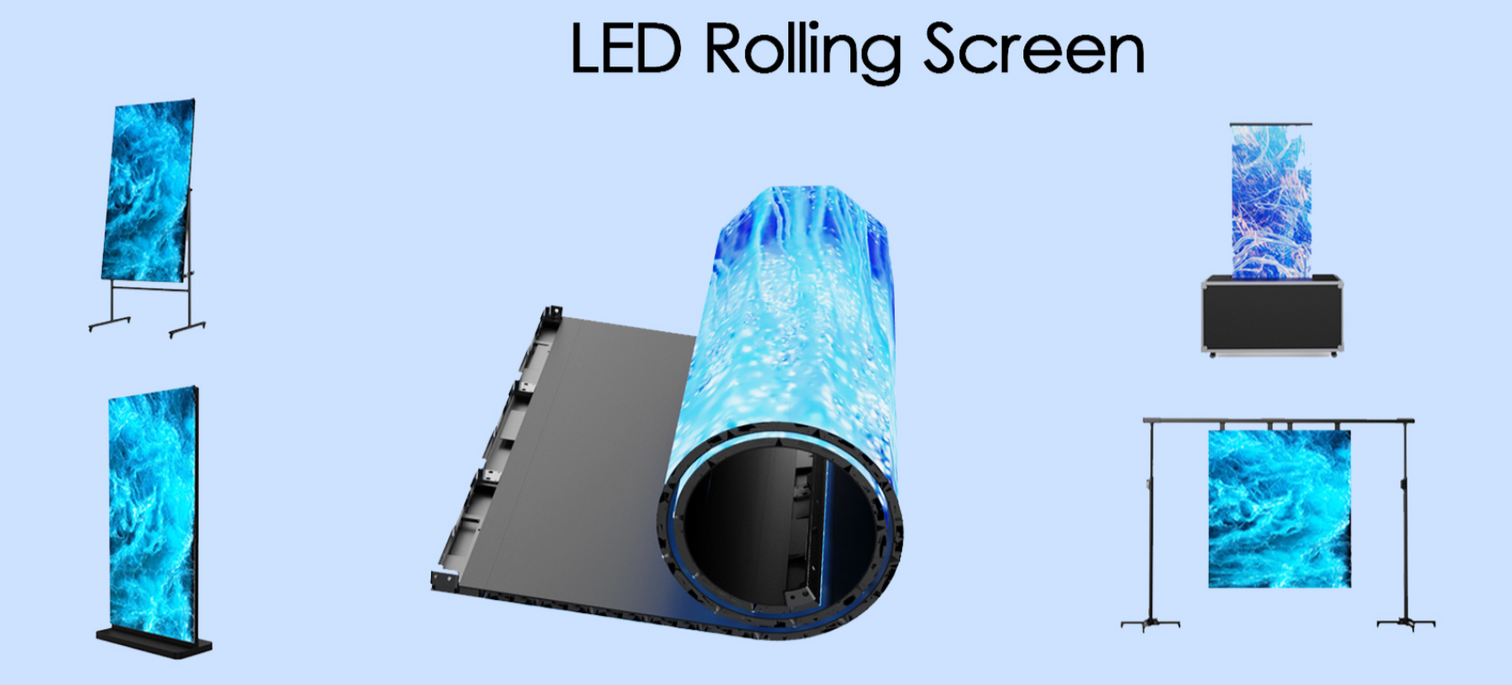 Rolling to Hide LED Display Screen – 360DigitalSignage